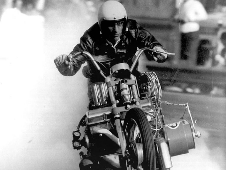 The First Car-Engine Drag Bike – A Tribute to “Michigan Madman” E.J ...