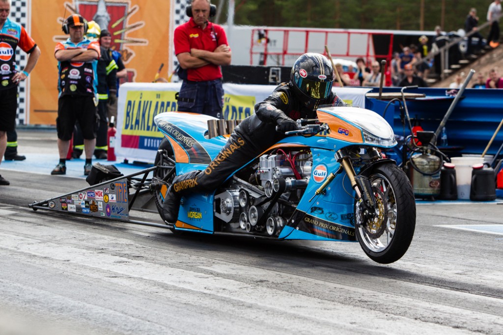 Gulf Oil Dragracing Breaks Record, Take Honors in Finland – Drag Bike News