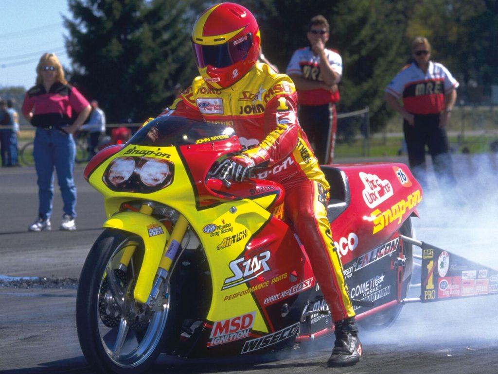 Remembering NHRA Pro Stock Motorcycle Racer John Myers – Drag Bike News