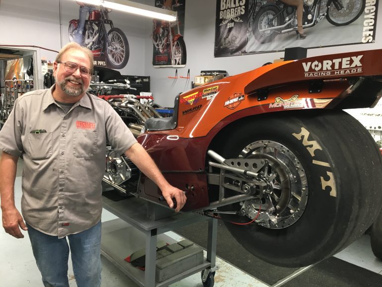 Top Fuel Motorcycle Racer Sam Wills Shop Tour – Drag Bike News