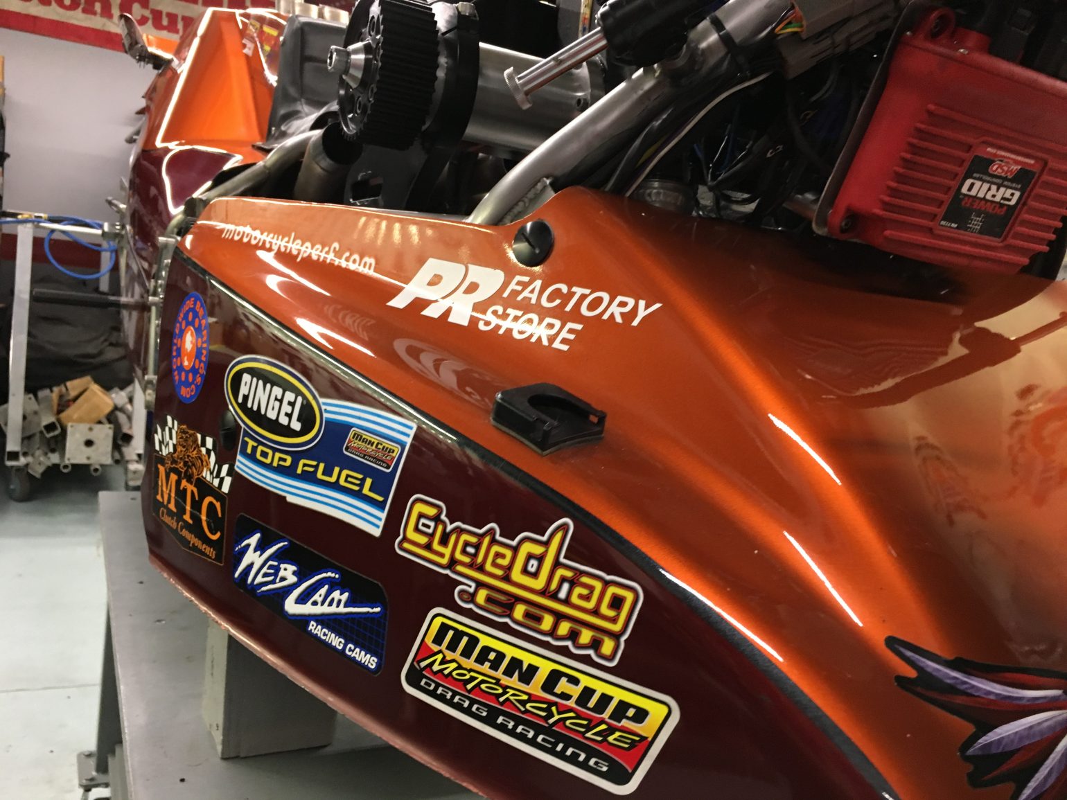 Top Fuel Motorcycle Racer Sam Wills Shop Tour – Drag Bike News