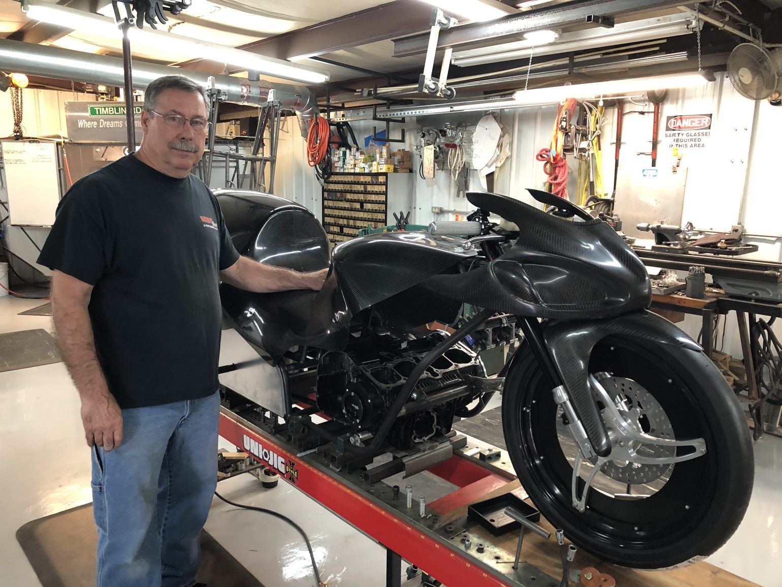 Timblin Chassis Shop Tour – Drag Bike News