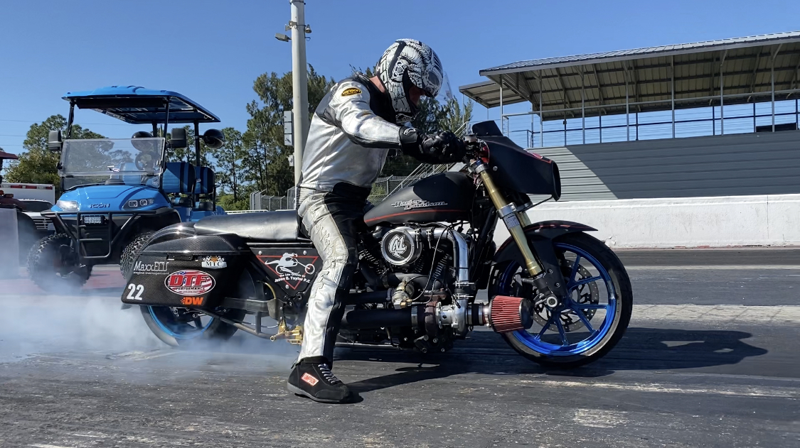 Florida Nitro Harley / Bagger Test Yields Amazing Results – Drag Bike News