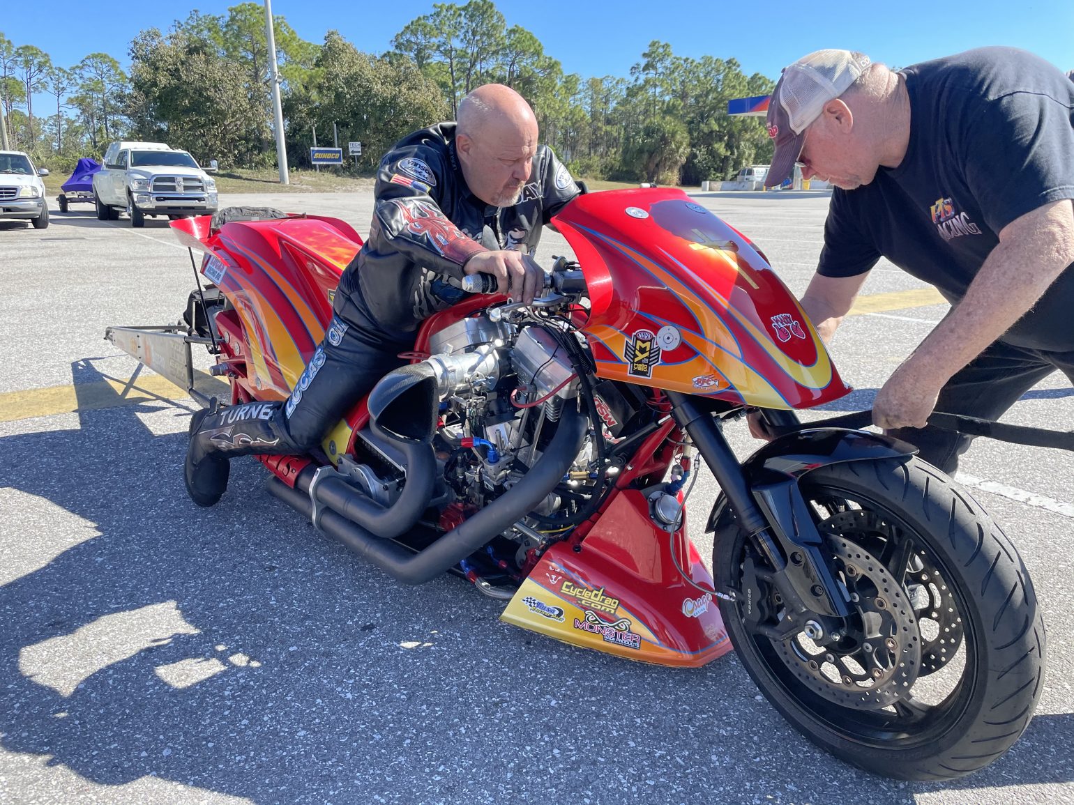 Florida Nitro Harley / Bagger Test Yields Amazing Results – Drag Bike News