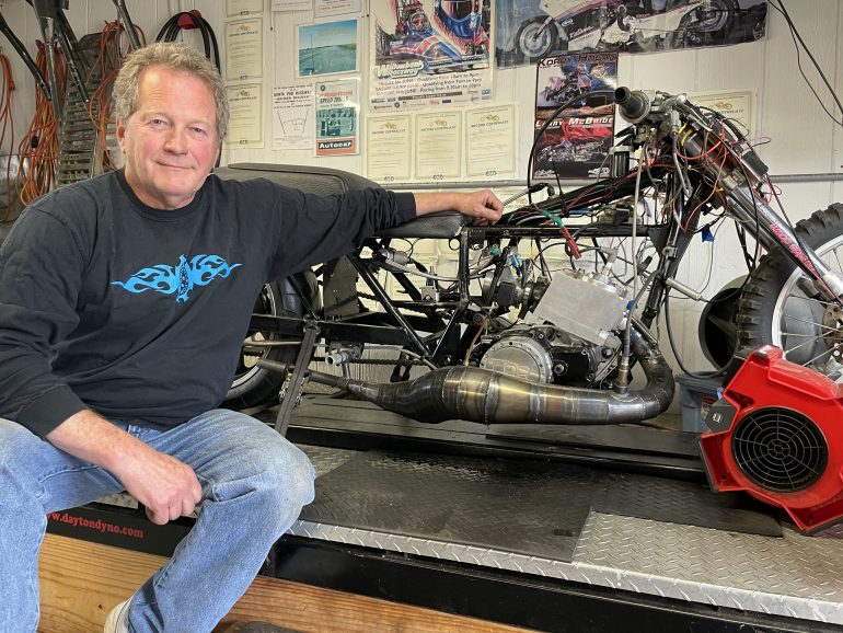 World’s Fastest Two Stroke Garage Tour – Drag Bike News