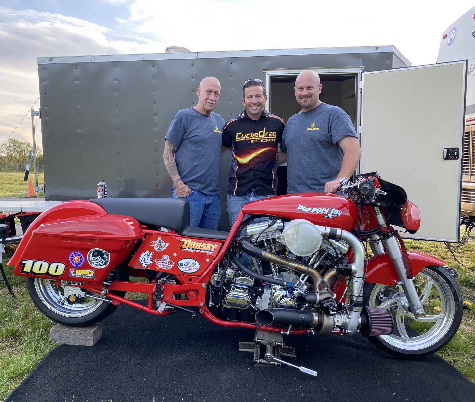 Andy Simon Breaks Harley Bagger 7-Second Barrier – Drag Bike News
