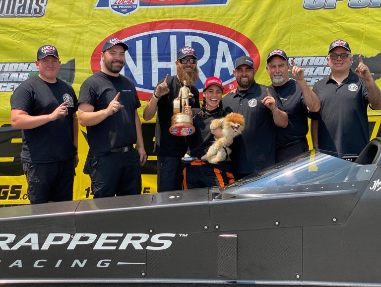 Jasmine Salinas Scores First Win in Top Alcohol Dragster During Split ...
