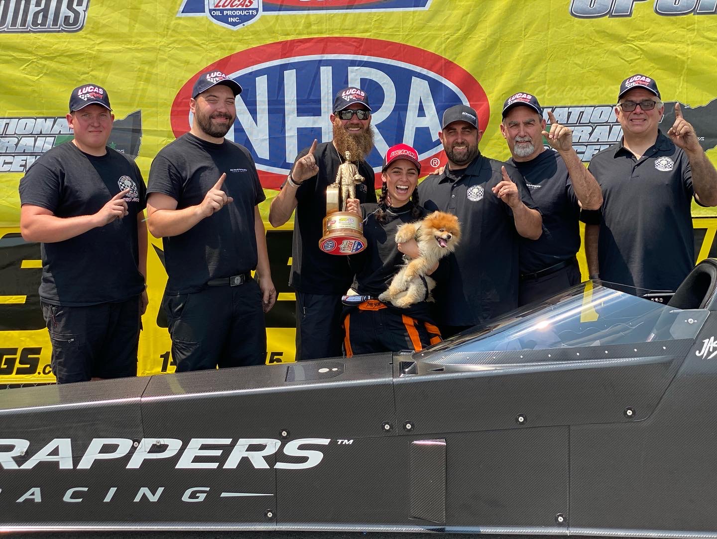 Jasmine Salinas Scores First Win in Top Alcohol Dragster During Split ...