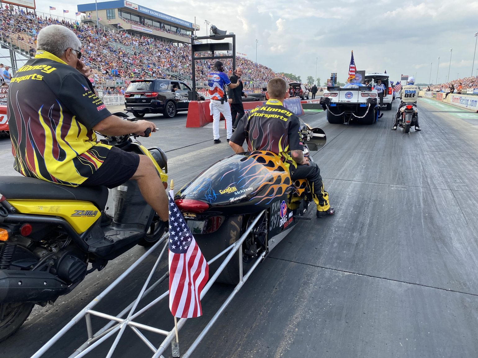 Motorcycles and Point Leader McKinney Roll Into Norwalk for PDRA – Drag ...