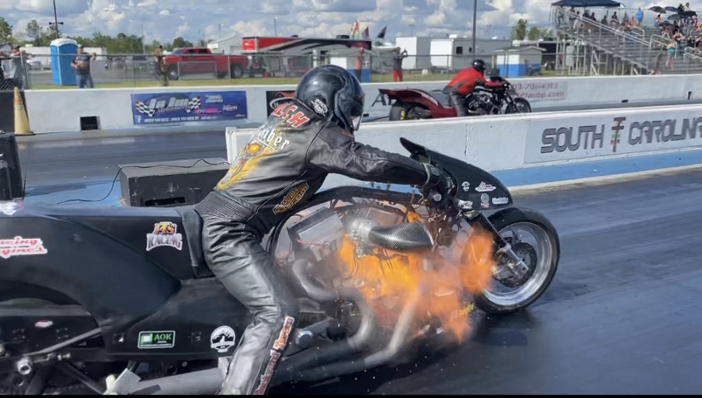 Explosive AHDRA Nitro Harley Race – Drag Bike News