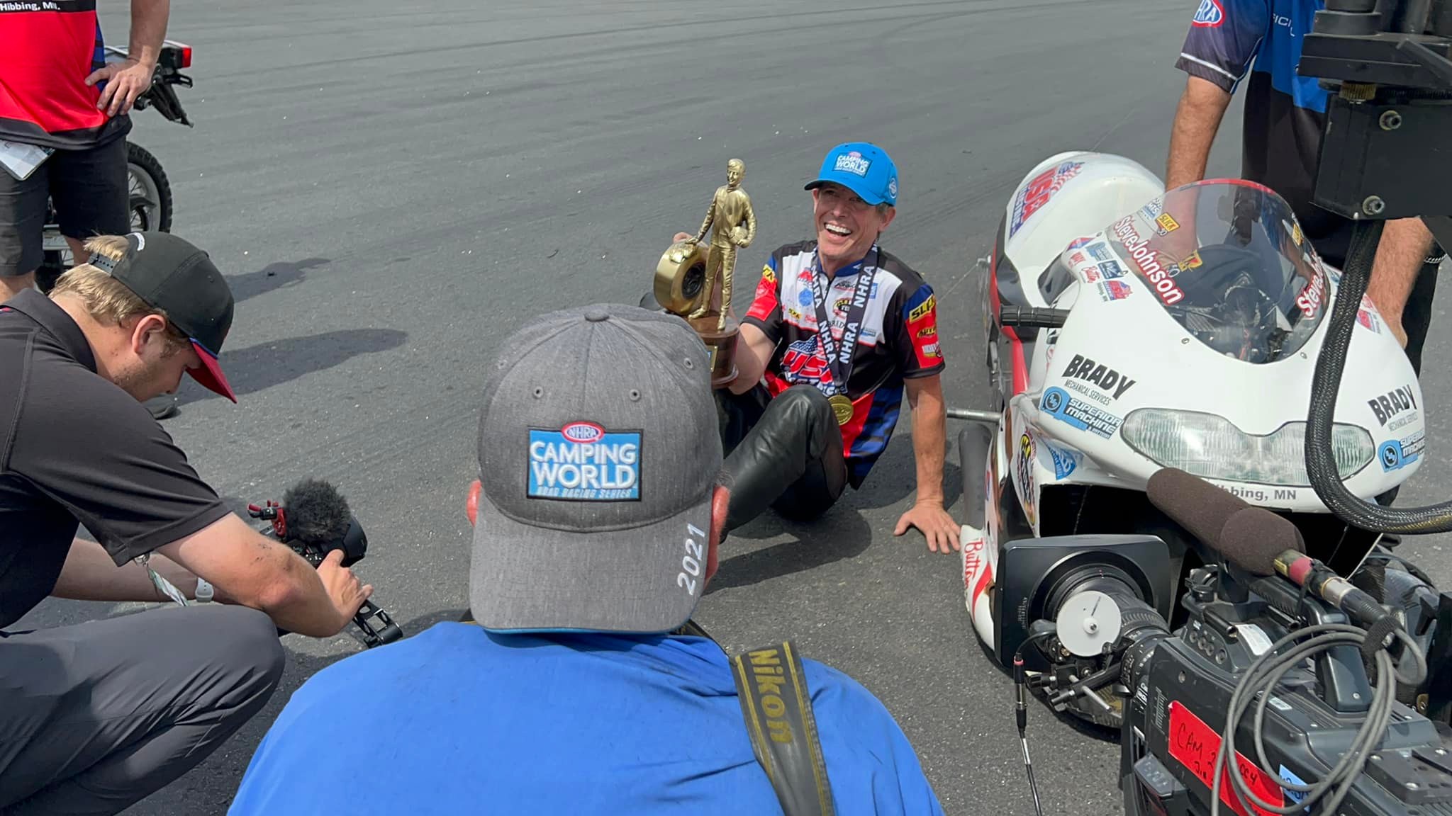 How Steve Johnson Won Back-to-Back Races – Drag Bike News