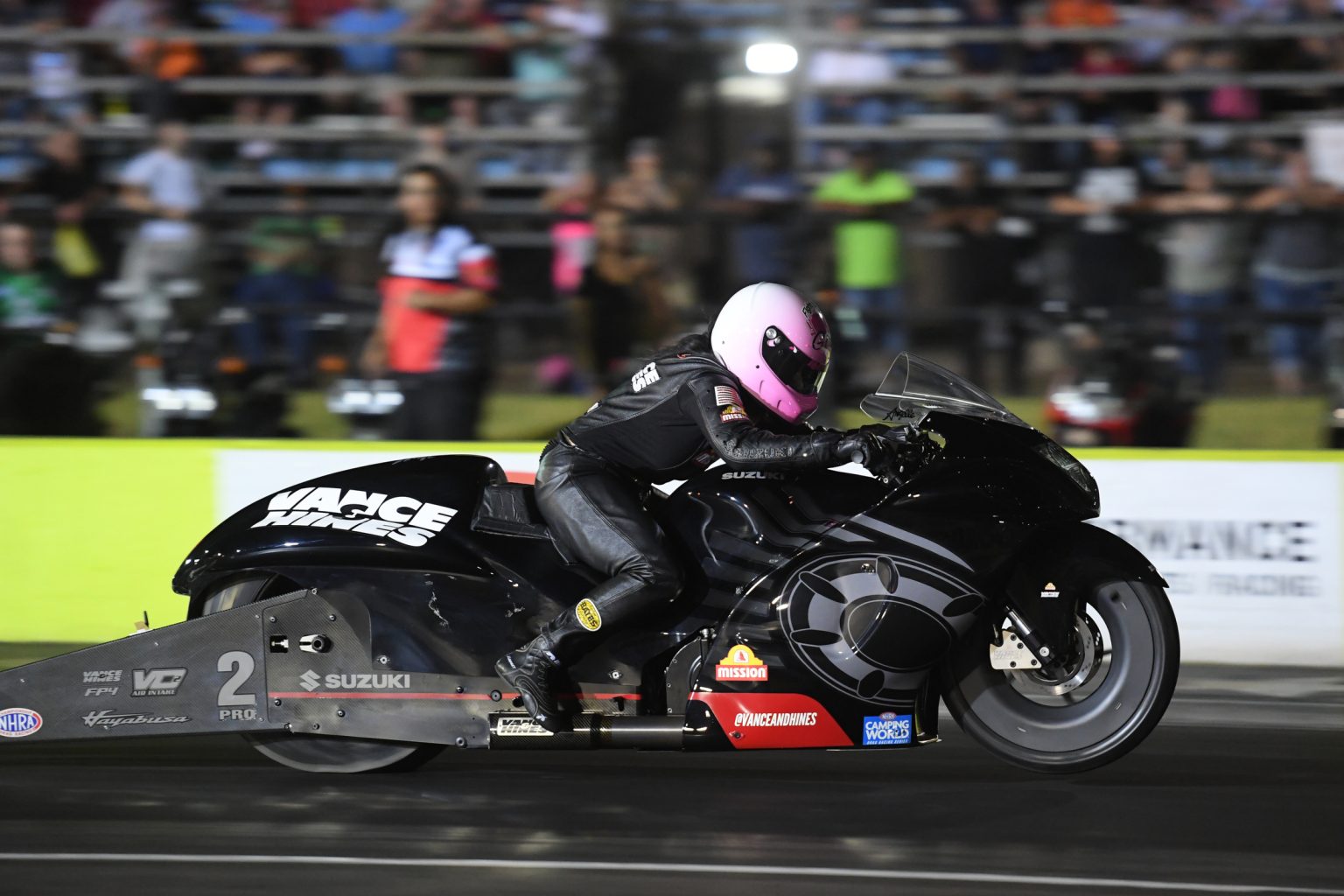 Vance & Hines and Angelle Sampey Part Ways – Drag Bike News