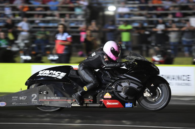 Vance & Hines and Angelle Sampey Part Ways – Drag Bike News