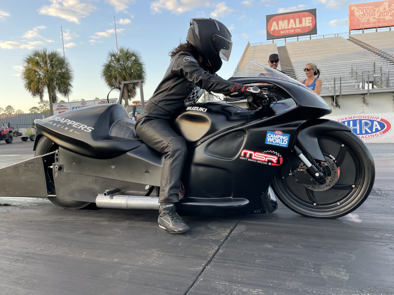 Jianna Salinas Evaristo Continues Rapid Pro Stock Motorcycle Improvement – Drag Bike News