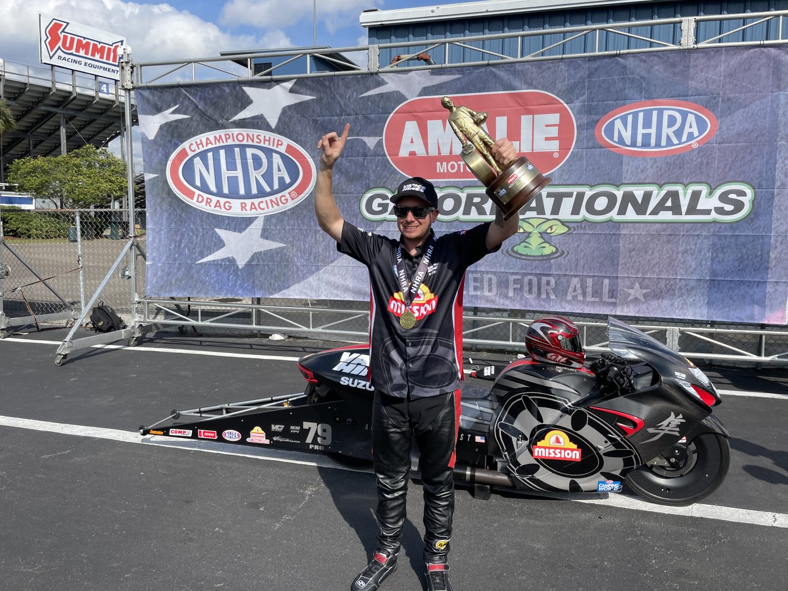 Gaige Herrera Wins his Vance & Hines NHRA Debut – Drag Bike News Gaige Herrera Wins his Vance & Hines NHRA Debut – Drag Bike News