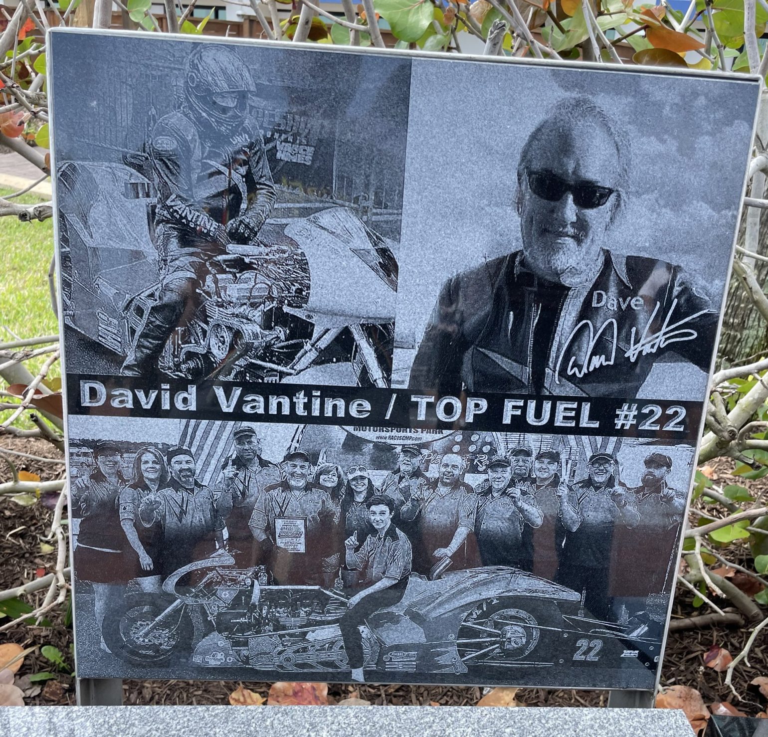 Dave Vantine Enshrined on Daytona 200 Monument – Drag Bike News