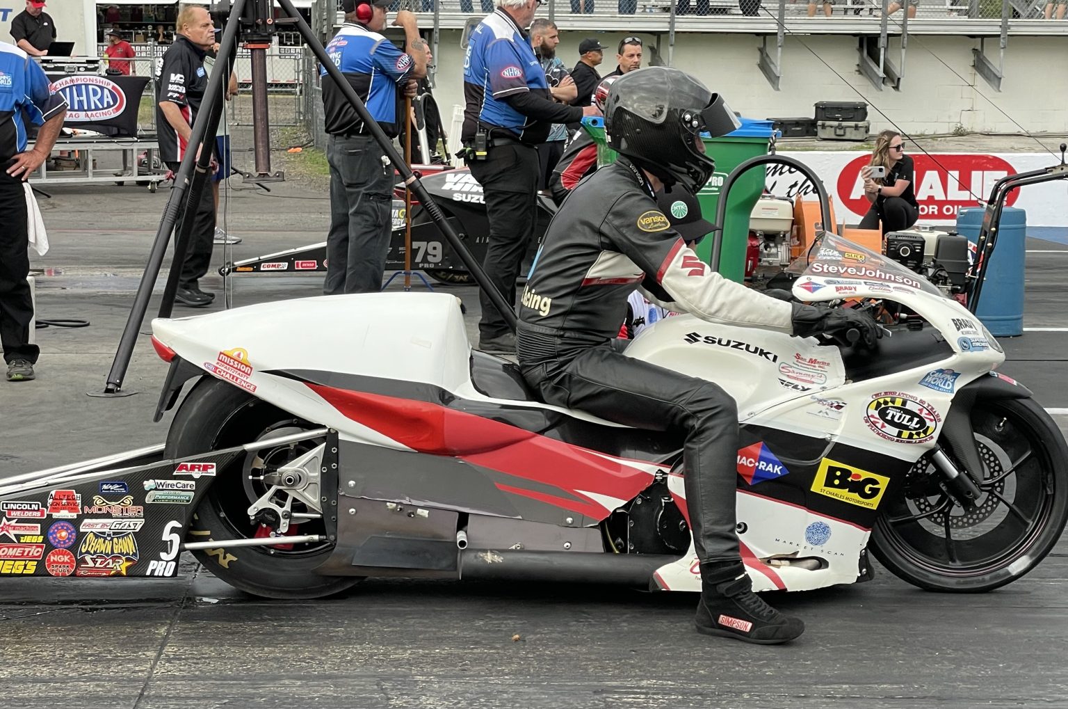 Steve Johnson No.1 After First Day of NHRA Season – Drag Bike News