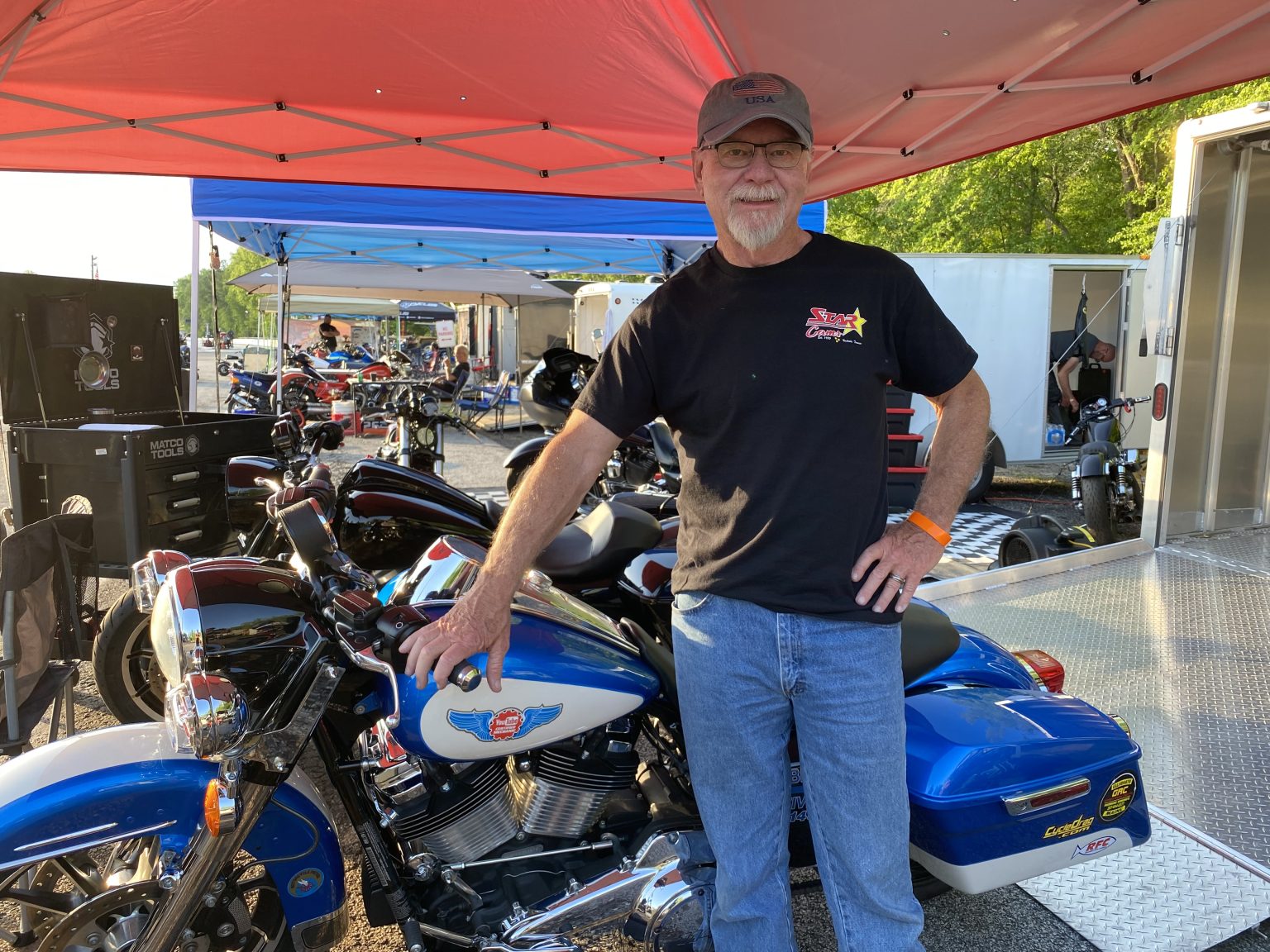 George Bryce Shows His New Harley Police Bike Turned Drag Bike – Drag ...