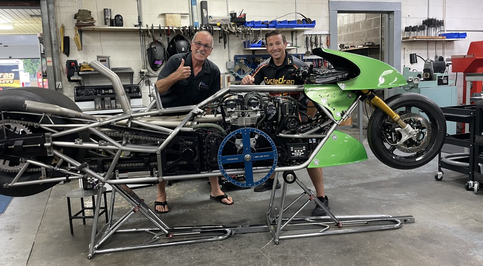Larry “Spiderman” McBride Shop Tour and In-Depth Interview – Drag Bike News