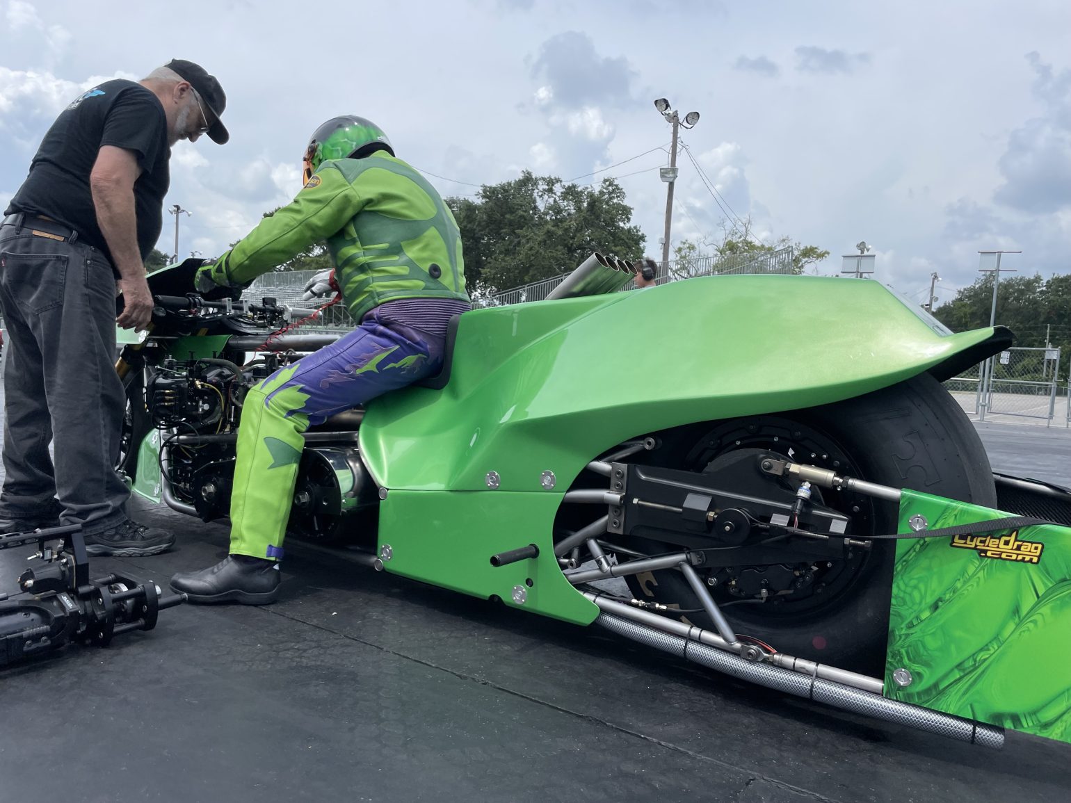 Jimmy “The Hulk” Brantley Impressive at Top Fuel Motorcycle Test ...