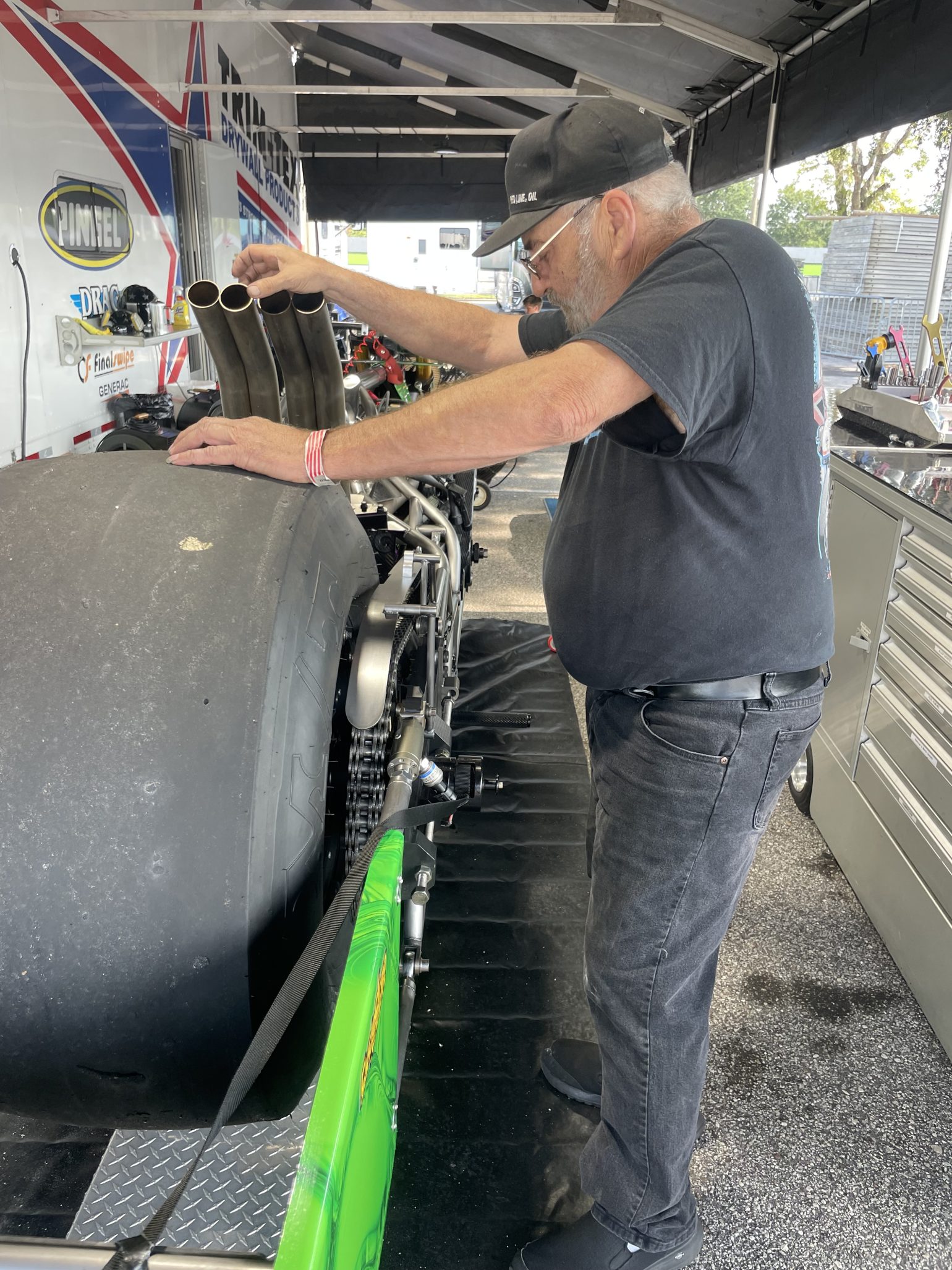Jimmy “The Hulk” Brantley Impressive at Top Fuel Motorcycle Test ...
