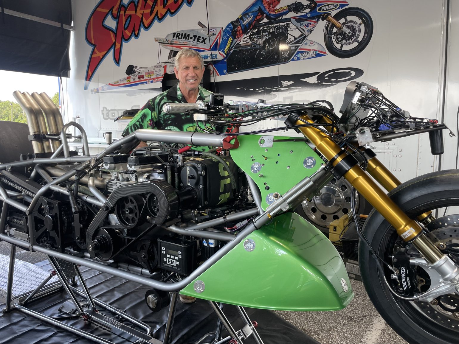 Jimmy “The Hulk” Brantley Impressive at Top Fuel Motorcycle Test ...