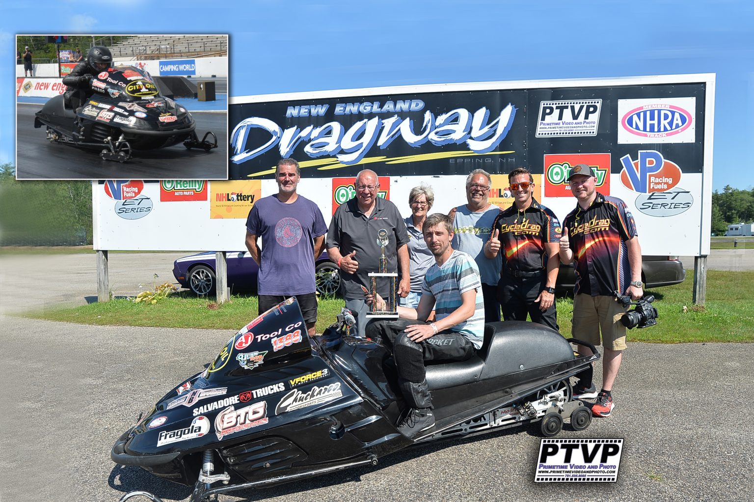 The Fastest Snowmobiles on Earth Battle on Pavement – Drag Bike News