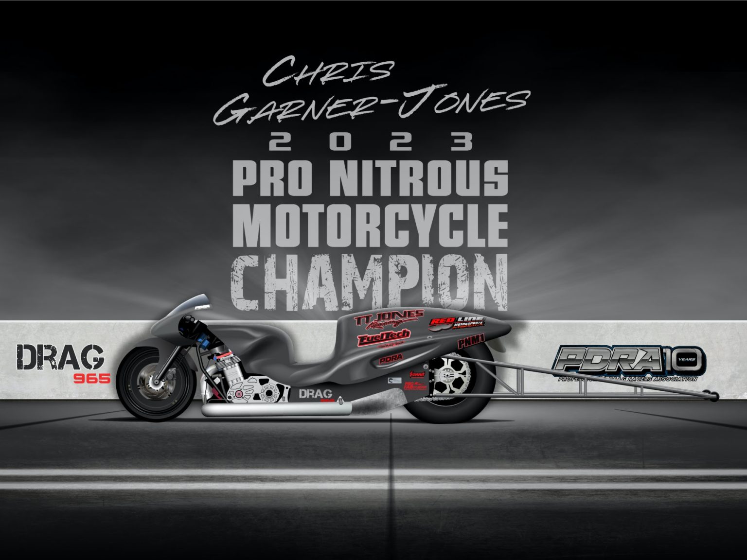 How Chris Garner-Jones Won Second PDRA Pro Nitrous Motorcycle World ...