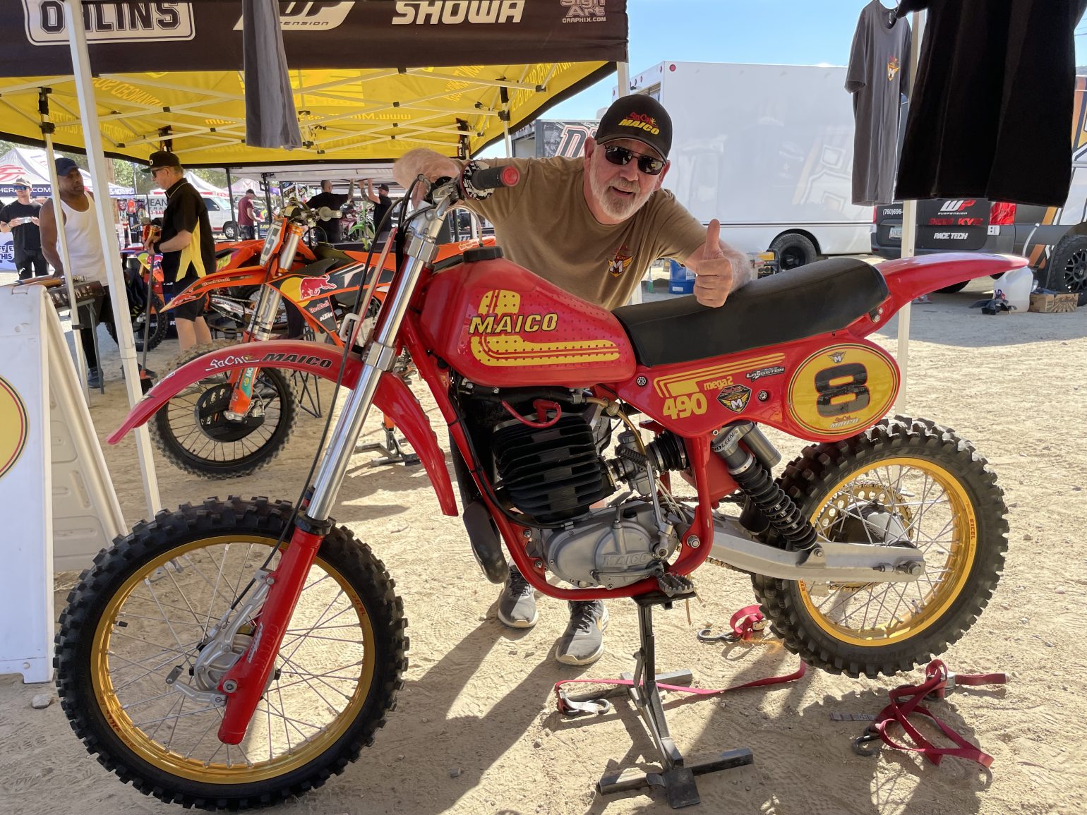 How He Modernized this Legendary Maico 490 – Drag Bike News