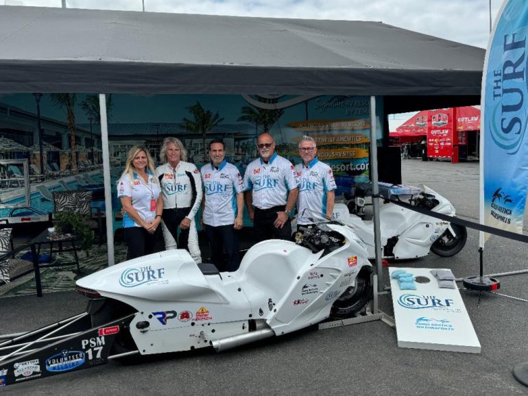 Chris Bostick Welcomes The Surf to NHRA in Style – Drag Bike News