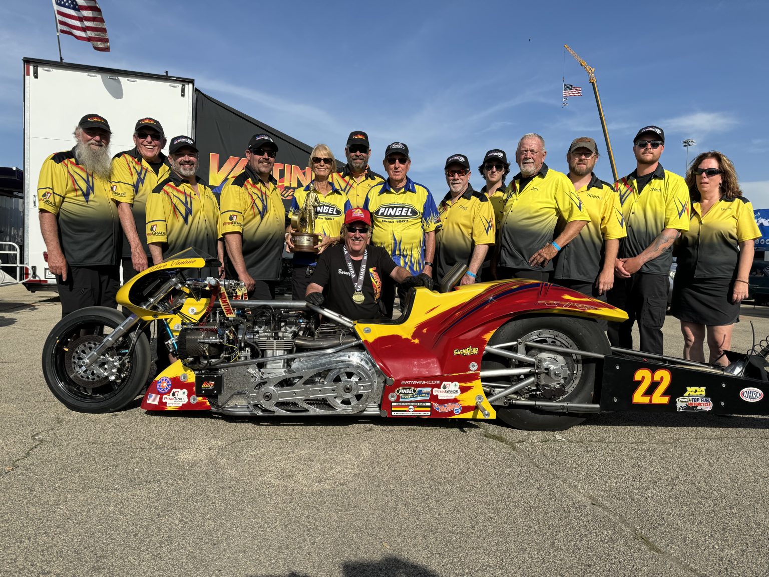 How Dave Vantine Captured His First NHRA Wally – Drag Bike News