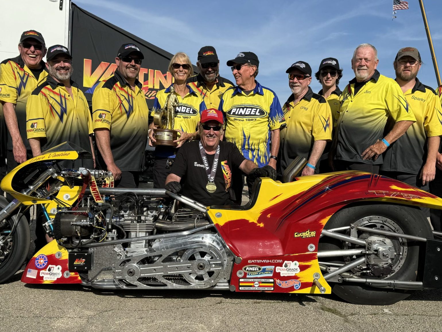How Dave Vantine Captured His First NHRA Wally – Drag Bike News