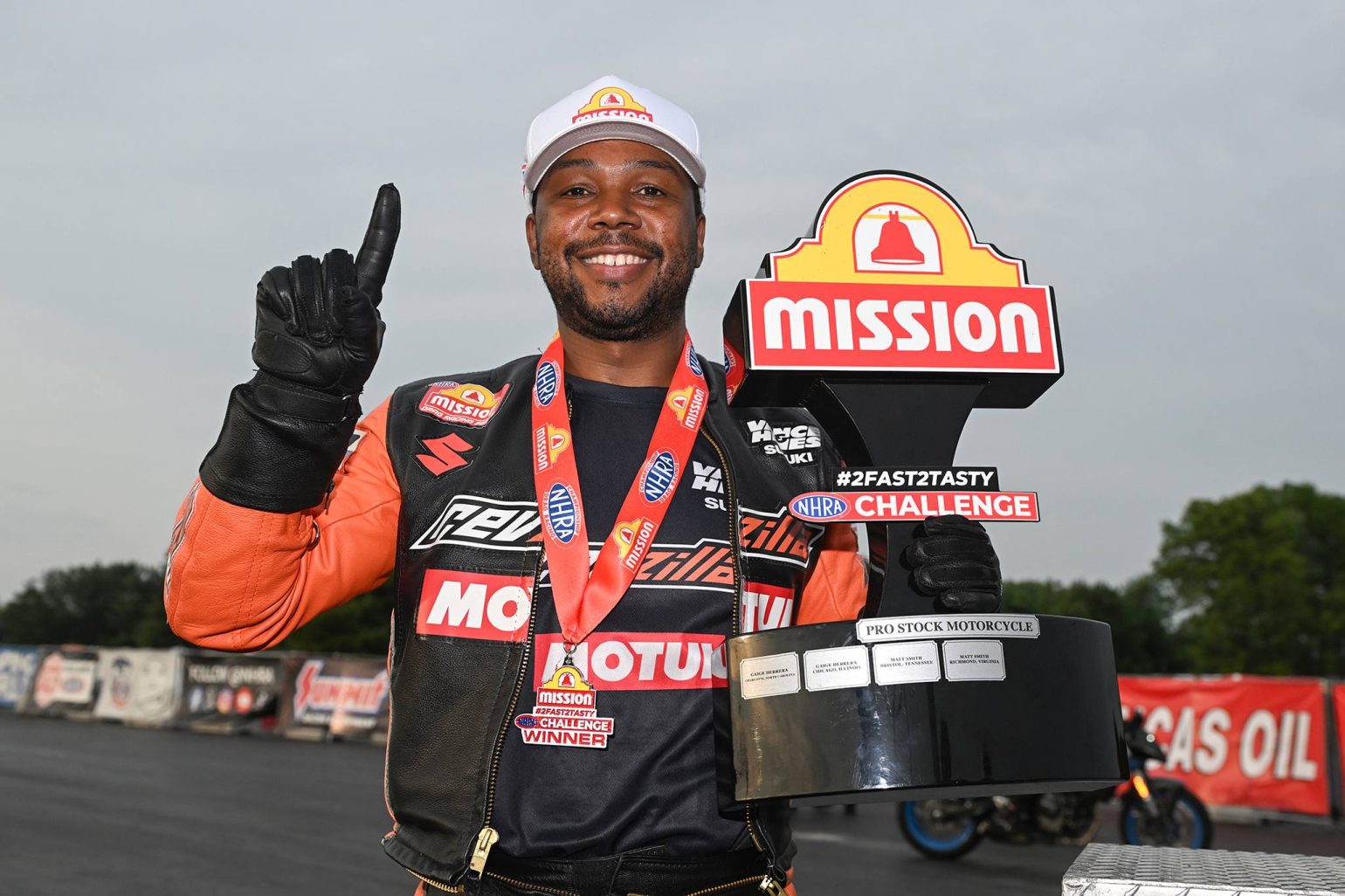 How Richard Gadson is Starting to Heat Up in Pro Stock Motorcycle ...