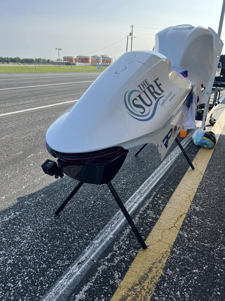 Chris Bostick Testing Pro Stock Motorcycle Parachute – Drag Bike News