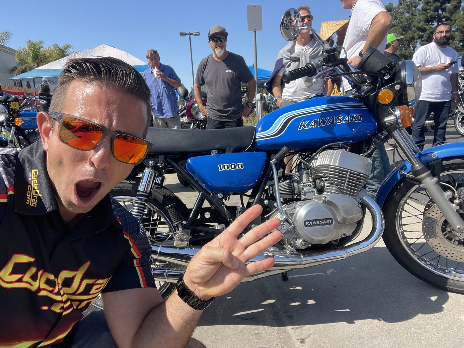 World’s Only 4 Cylinder Kawasaki H2 Two Stroke! – Drag Bike News