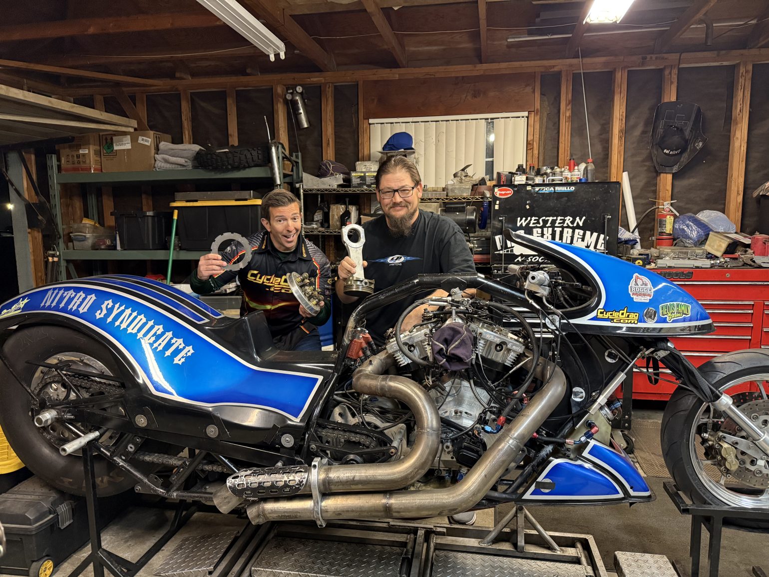 How He Survives in Nitro Harley on a Shoestring Budget – Drag Bike News