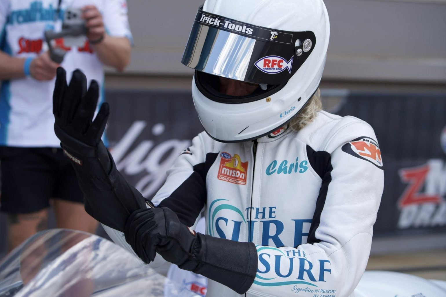 Chris Bostick Rolls Pro Stock Motorcycle into Virginia – Drag Bike News