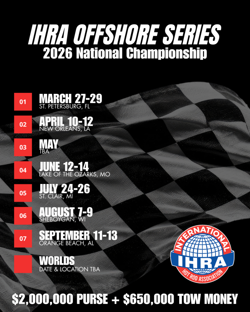 IHRA Names Director of Powerboating; Releases 2026 Offshore Series ...