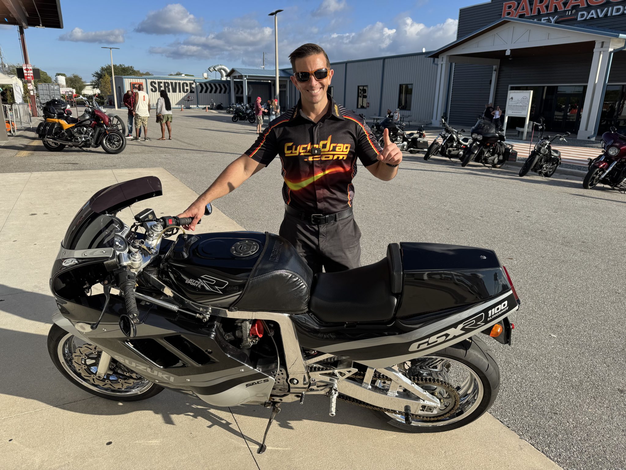 He Put a Suzuki Bandit Engine in a 1989 GSXR 1100 – Drag Bike News